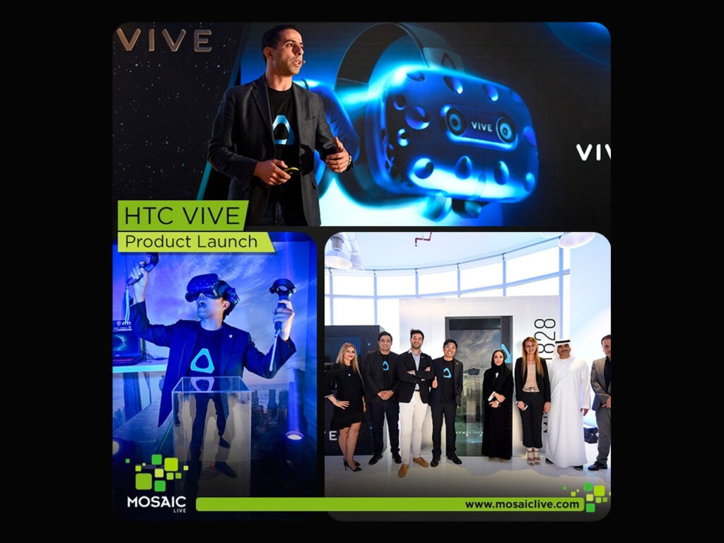 HTC Vive Launch Event in Burj Khalifa | Mosaic Live